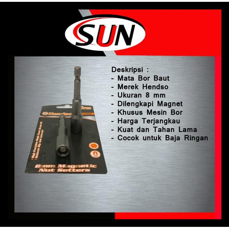 Jual Mata Bor Baja Ringan 8mm / Mata Bor Baut / Mata Bor | Shopee Indonesia