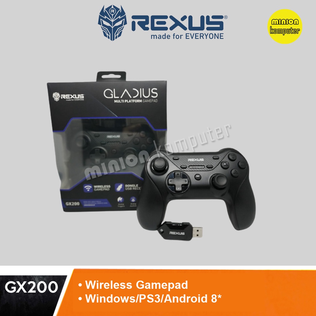 Jual Rexus Gladius GX200 GX 200 Gaming Wireless Gamepad Windows Android ...