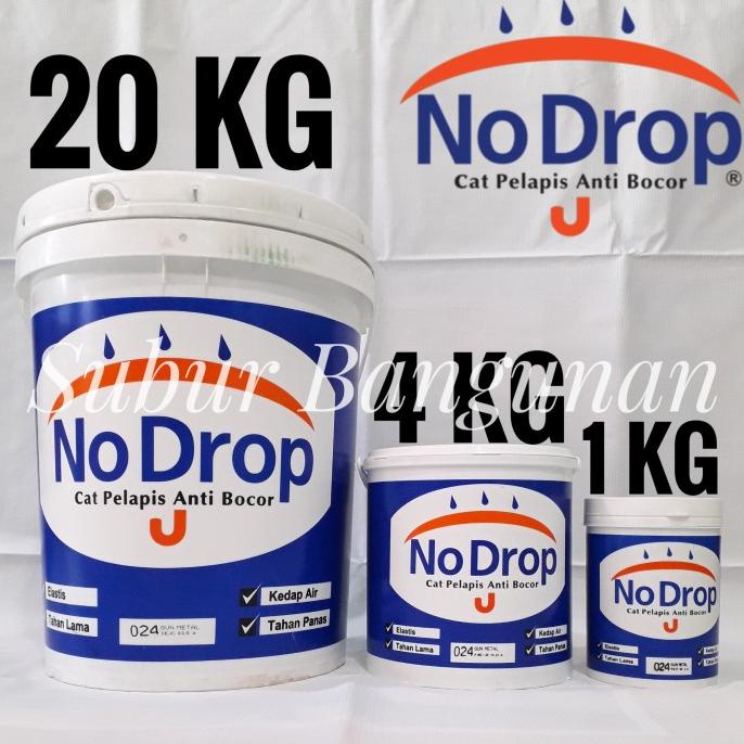 Jual CAT TEMBOK NO DROP CAT WATERPROOF ANTI BOCOR (1 KG) | Shopee Indonesia