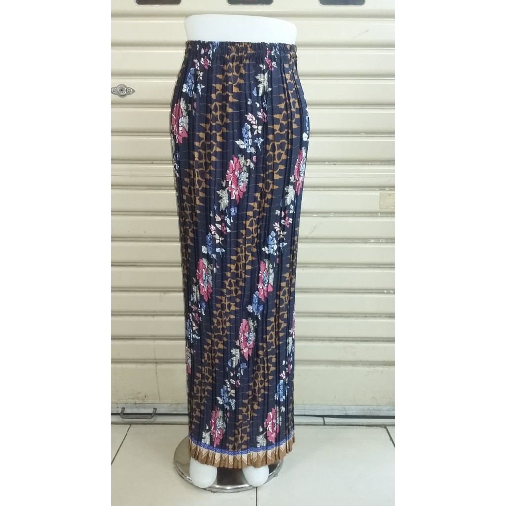 Jual Rok plisket motif batik bawahan kebaya all size model terkini ...