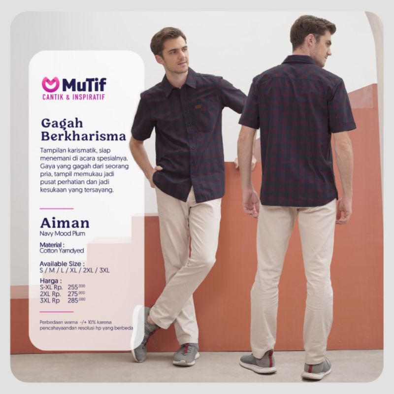 Jual MUTIF AIMAN NAVY | Shopee Indonesia