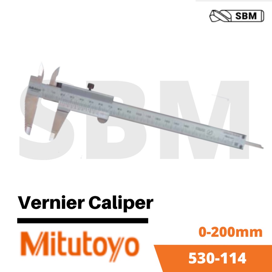 Jual MITUTOYO 530-114 SIGMAT SIKMAT / VERNIER CALIPER 8" (200MM) JANGKA SORONG | Shopee Indonesia