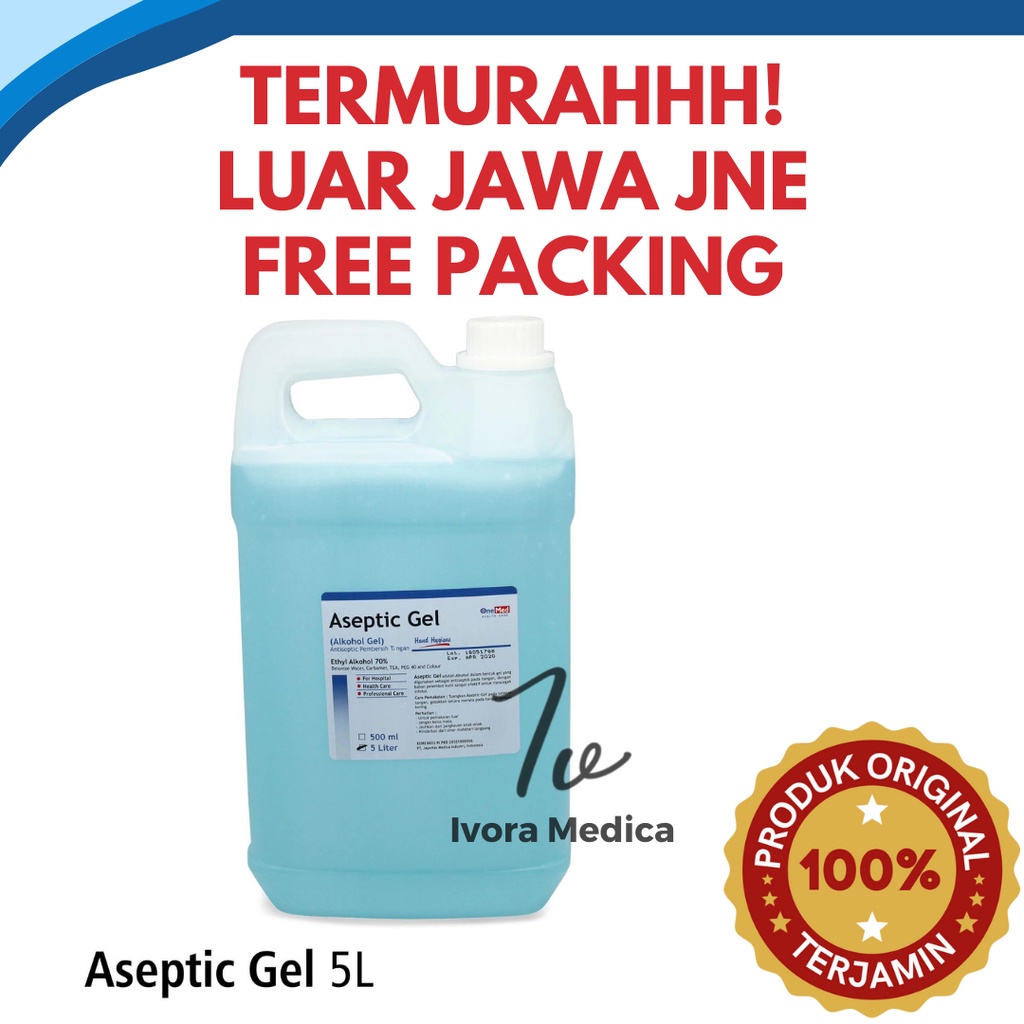 Jual Aseptic Gel 5 LITER Onemed Galon | Shopee Indonesia