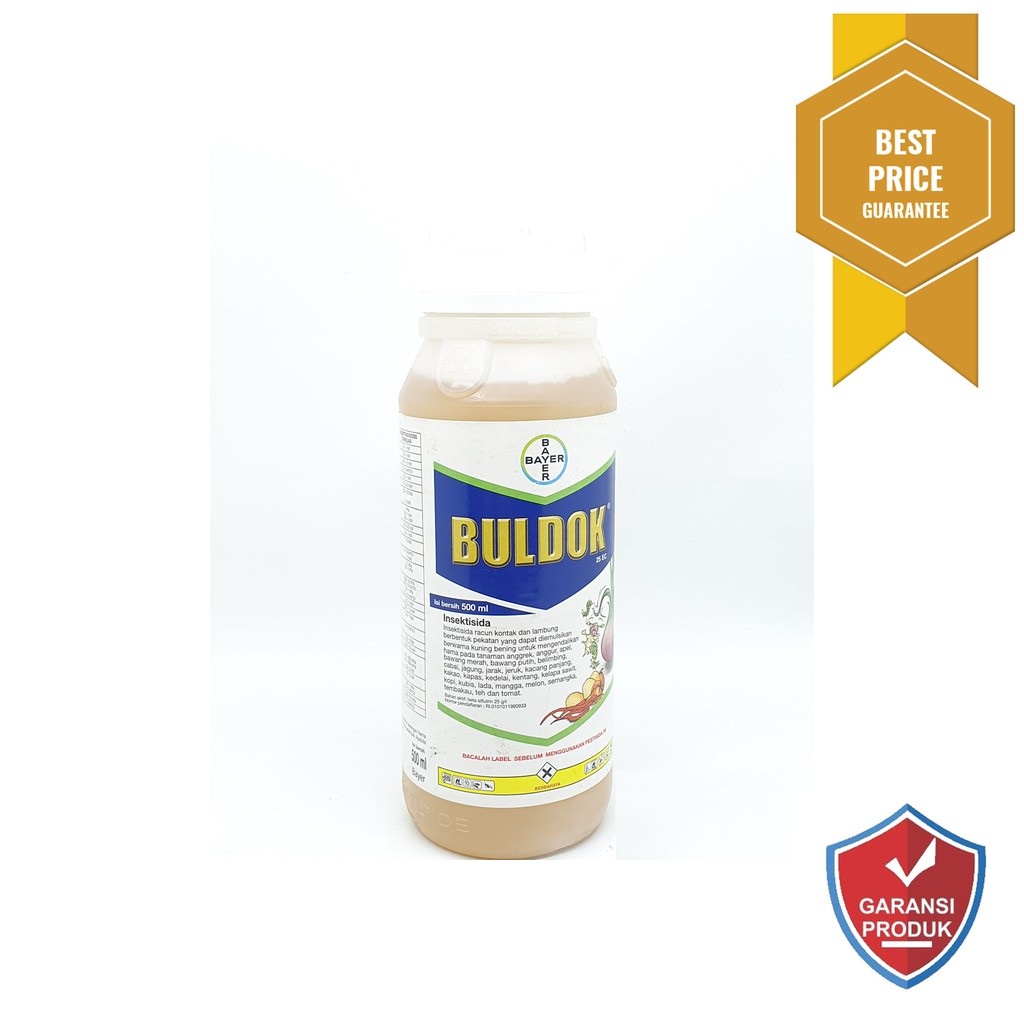 Jual Insektisida Obat Pembasmi Hama Ulat Tanaman Buldok 25EC 500 ml ...