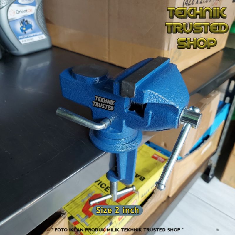 Jual Baby vice mini ragum 2" 50 mm Tanggem clamp klem catok meja besi ...