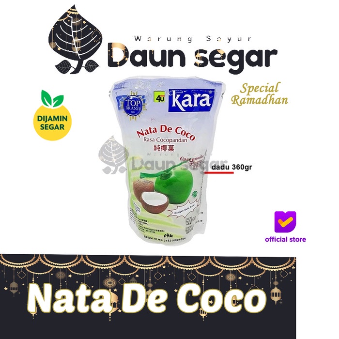 Jual Nata De Coco Kara 360gr Rasa Cocopandan | Shopee Indonesia