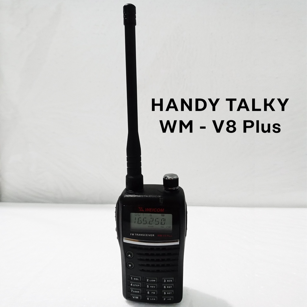 Jual Handy Talky Frekuensi VHF - Walkie Talkie Weicom V8+ | Shopee Indonesia