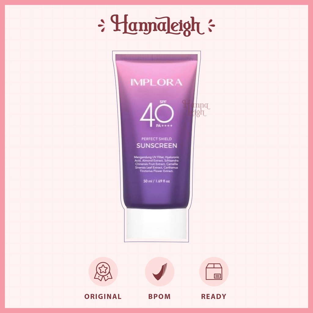 Jual IMPLORA - Perfect Shield Sunscreen SPF 40 PA++++ | Shopee Indonesia