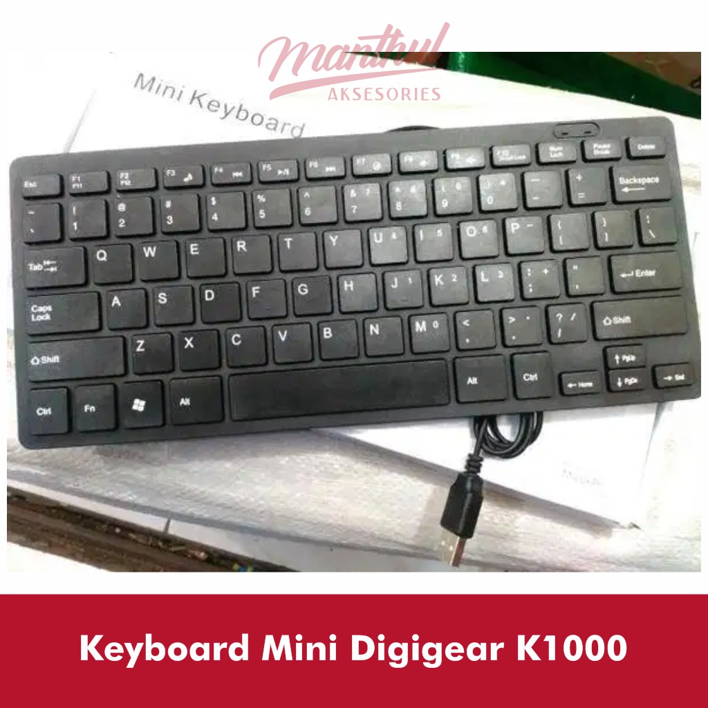 Jual Keyboard Mini Digigear K1000 Usb Port | Shopee Indonesia