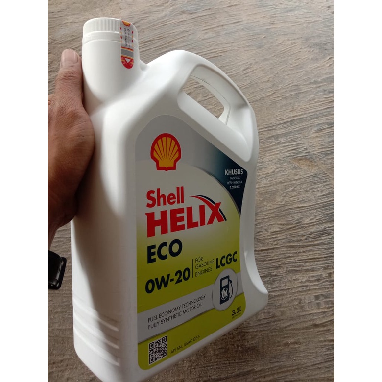 Jual Oli Shell Helix ECO 0W-20 LCGC Original 3.5 Liter | Shopee Indonesia