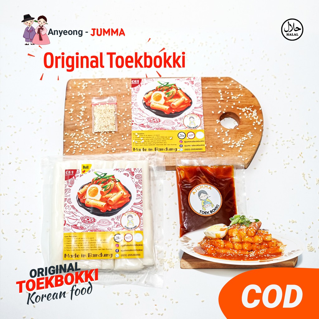 Jual Tteokbokki Original Spicy - Makanan Korea Topokki Toppoki Topoki ...
