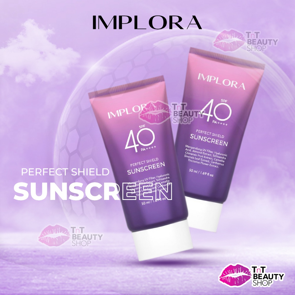 Jual Implora Perfect Shield Sunscreen Spf40 PA++++ 50ml - TnT Beauty ...