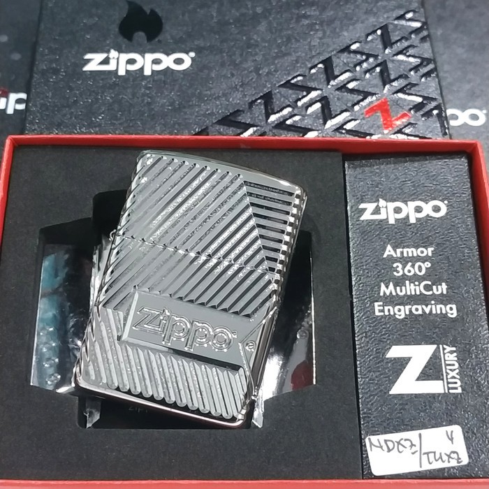 Jual ZIPPO LUXURY ARMOR 360' MULTICUT ENGRAVING - ZIPPO BOLTS DESIGN | Shopee Indonesia