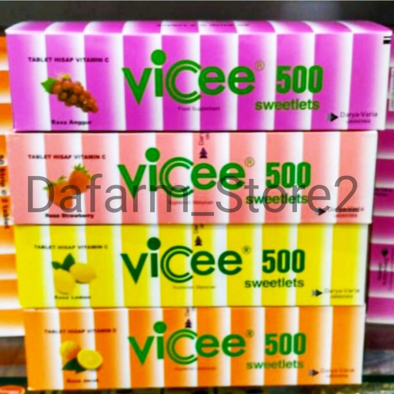 Jual Vicee 500 isi 100 Tablet / 1 Box 50 Strip | Shopee Indonesia