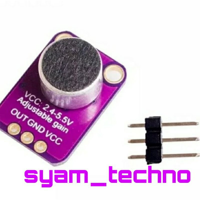 Jual GY-MAX4466 electret microphone amplifier MAX4466 adjustable ...