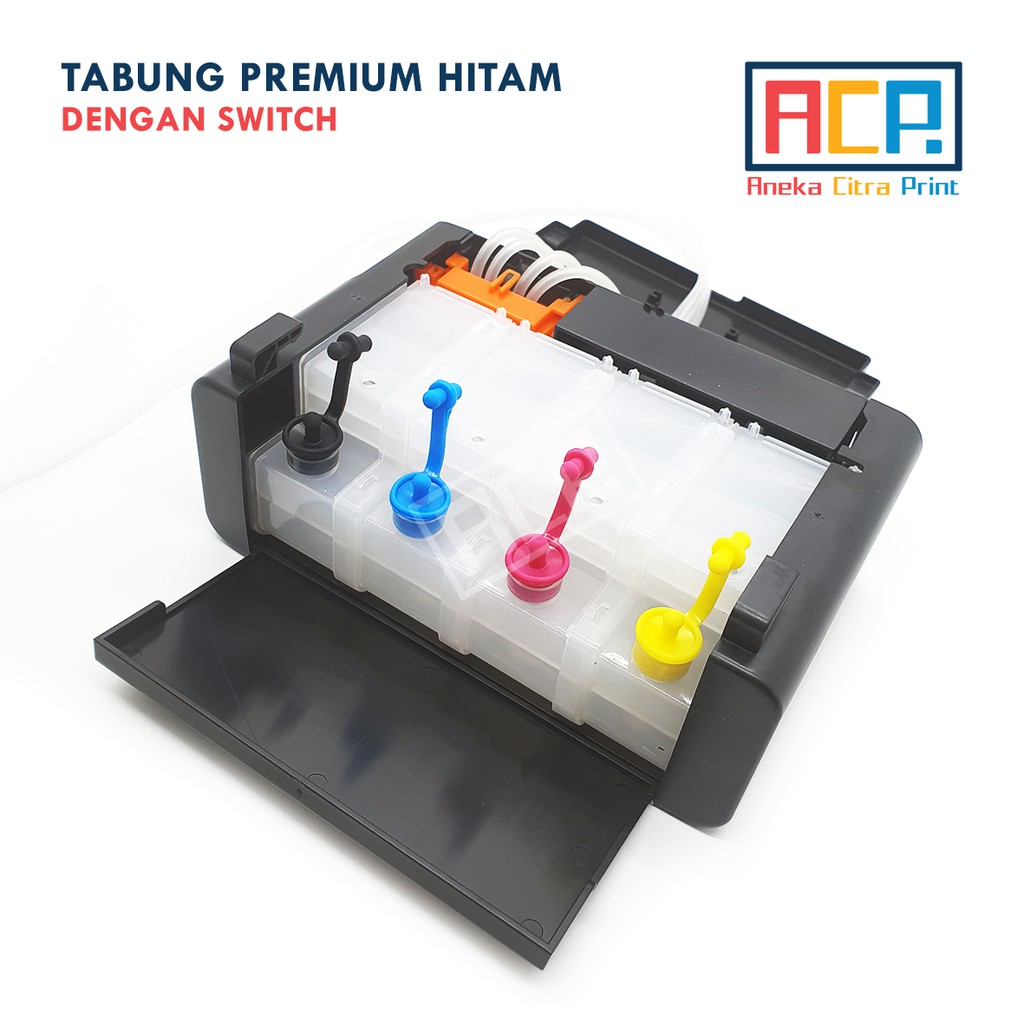 Jual Tabung Infus Hitam Premium Dengan Switch 4 Warna 100 ML Import ...
