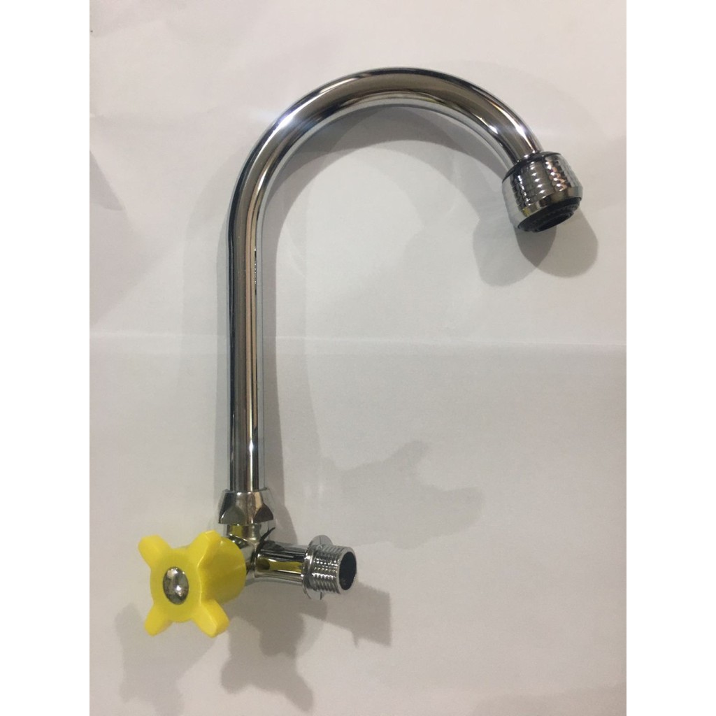 Jual FLO Keran kran air bak cuci piring TEMBOK ANGSA stainless 1/2 Inch ...