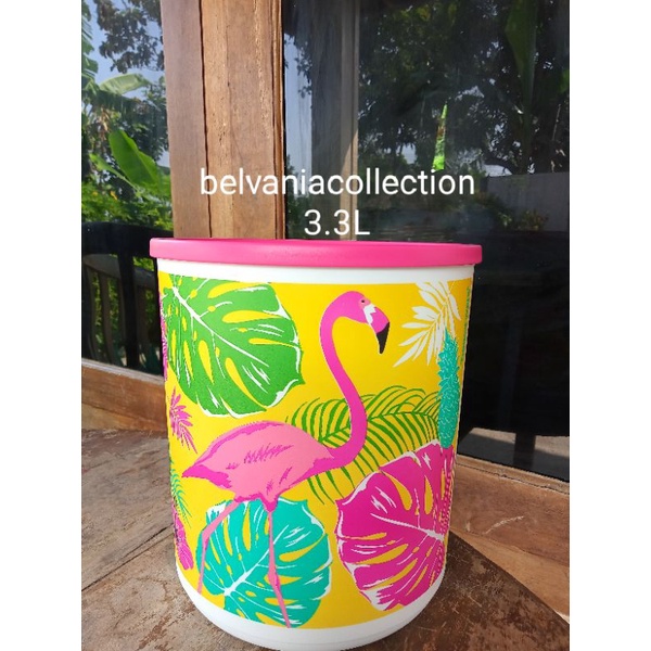 Jual flamingo canister 3.3 liter Tupperware ( 1 ) | Shopee Indonesia