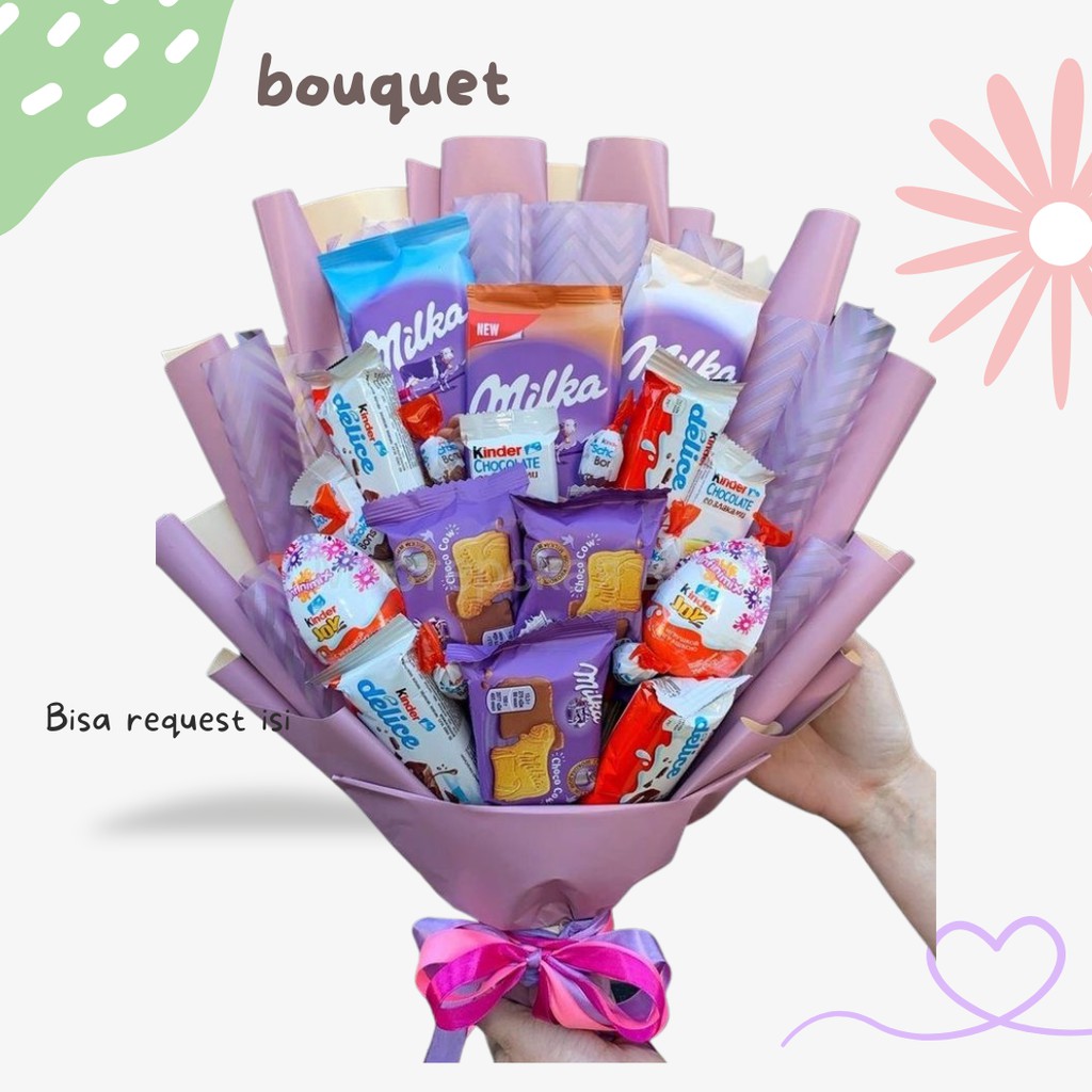 Jual BOUQUET I BUKET I BUCKET I JAJAN BISA CUSTOM I BUKET SNACK ...