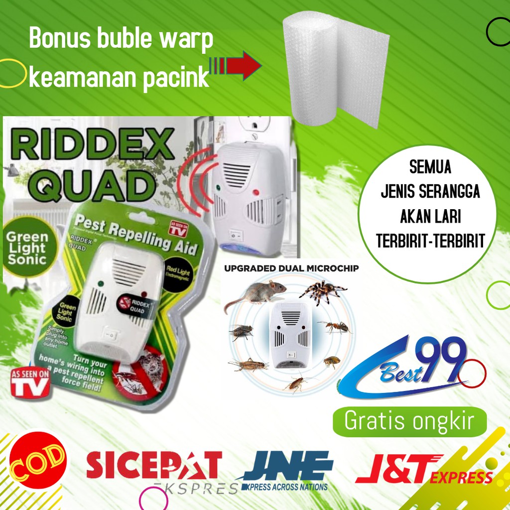 Jual PENGUSIR TIKUS SERANGGA NYAMUK ULTRASONIC PEST REPELLING AID ...