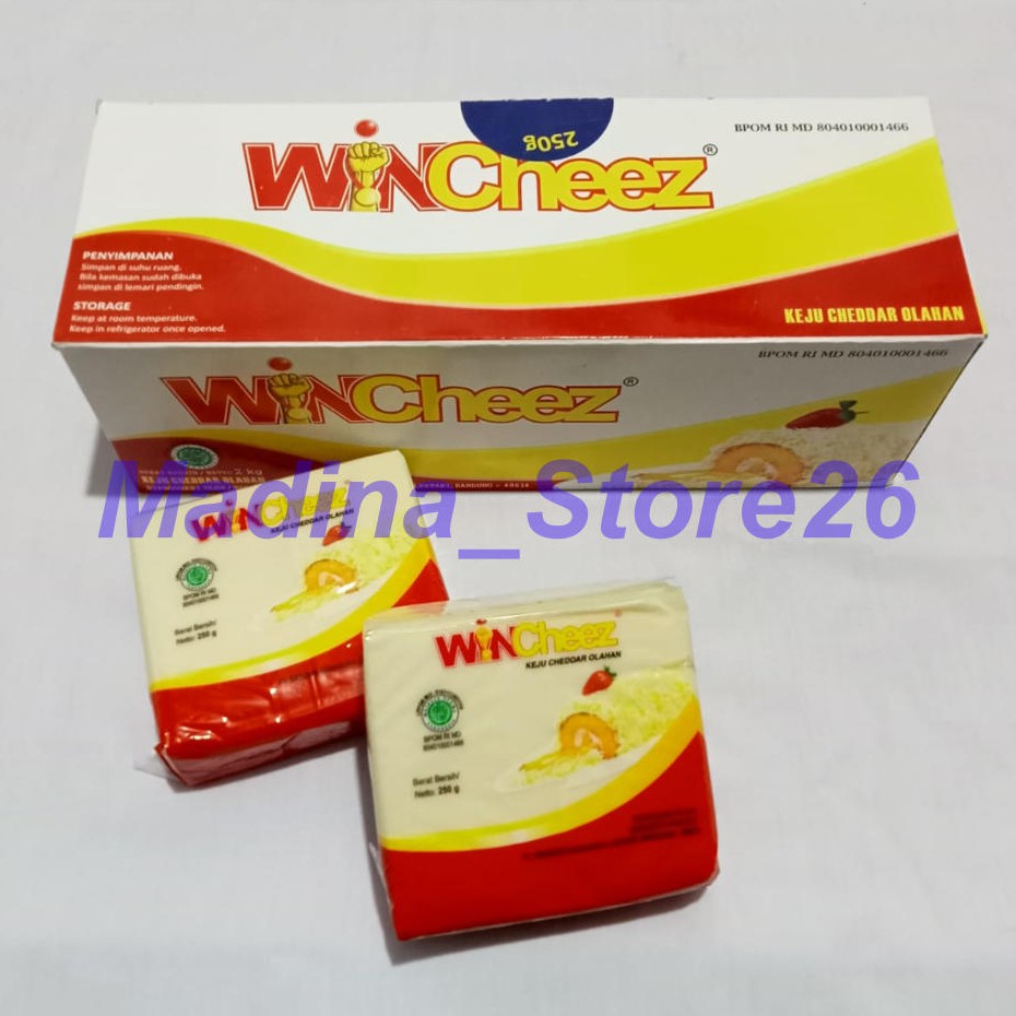 Jual DISKON !!! Keju WIN Cheez Berat Bersih 250 gram | Shopee Indonesia