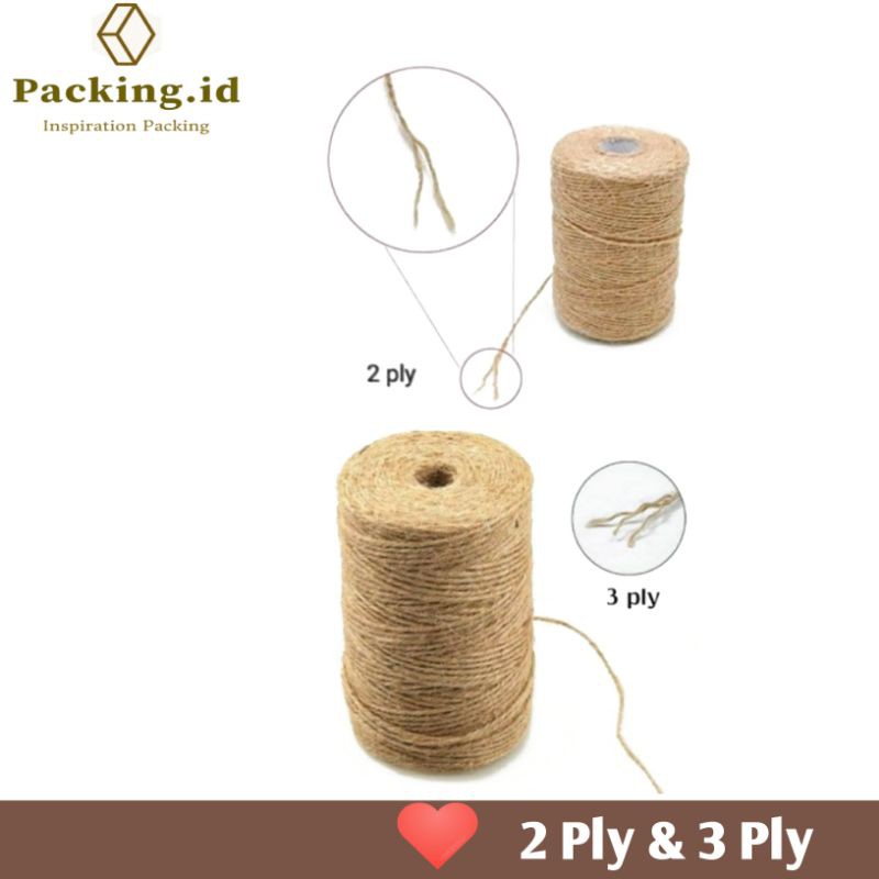 Jual Tali Rami Goni 10 Meter 2 ply 2mm Murah Hampers Hang Tag Tali Foto ...