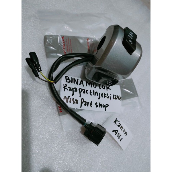 Jual holder atau handle switch saklar kanan kiri hinda new scoopy ...