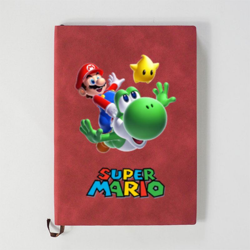 Jual Notebook Mario Bros Retro Kulit A5 Custom Notepad | Shopee Indonesia