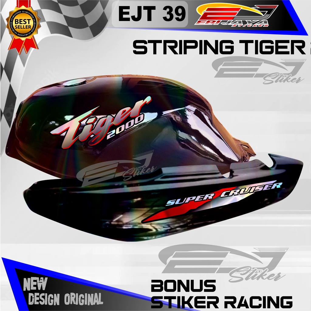 Jual STIKER CUSTOM TIGER 2000 / STRIPING MOTOR / STRIPING HOLOGRAM ...