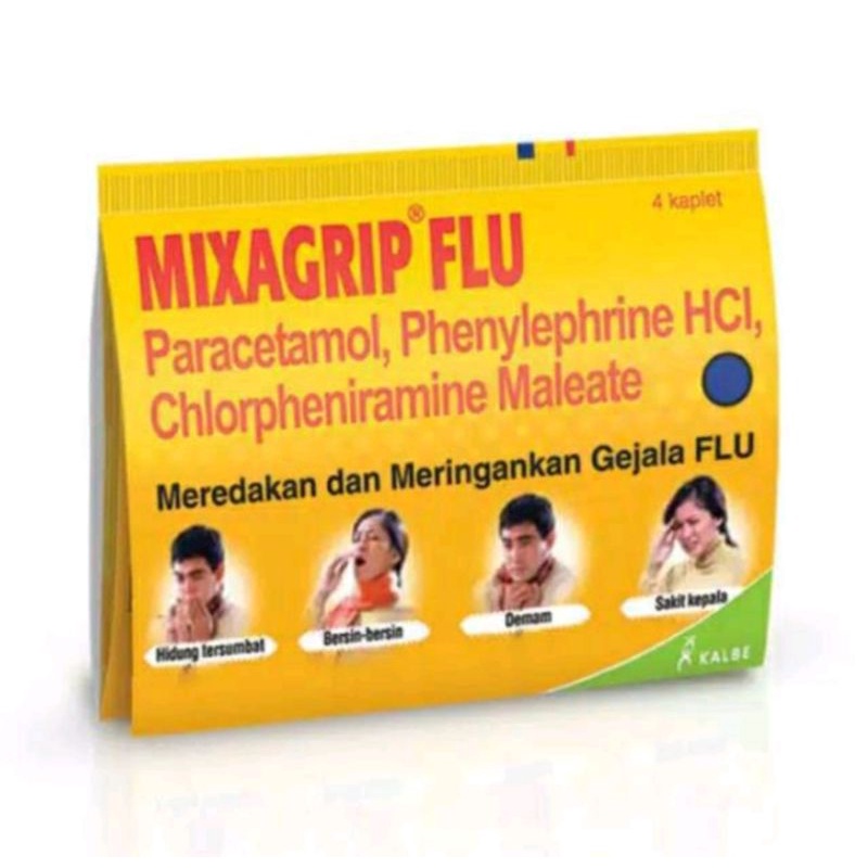 Jual Mixagrip Flu Sachet 4 kaplet | Shopee Indonesia