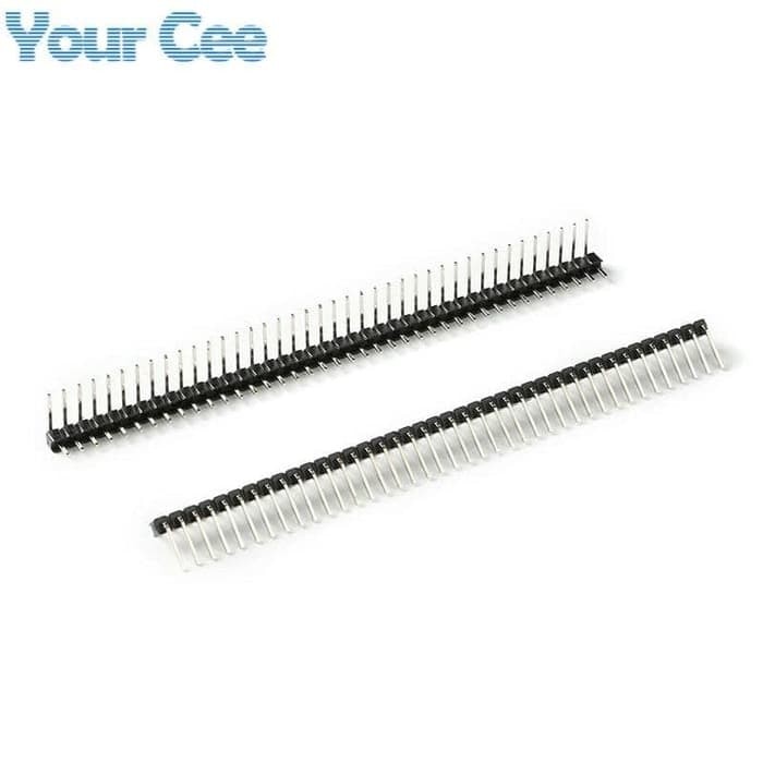 Jual Pin Header Bengkok Single Row Right Angle 1 x 40 Pins | Shopee ...