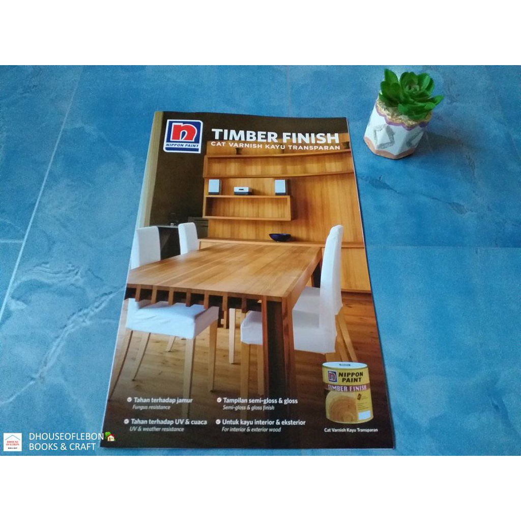 Jual Katalog Warna NIPPON PAINT TIMBER FINISH - Cat Varnish Kayu ...