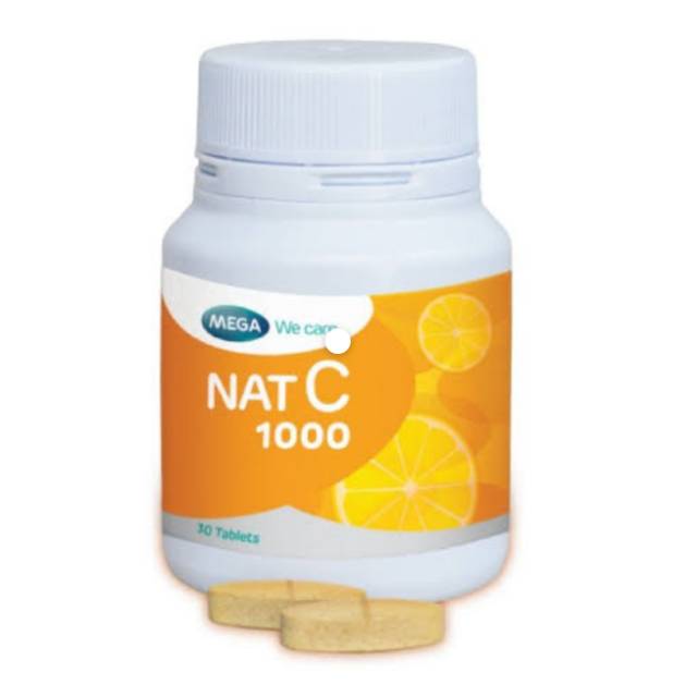 Jual MEGA WE CARE NAT C 1000 MG 10 /30 TABLET | Shopee Indonesia