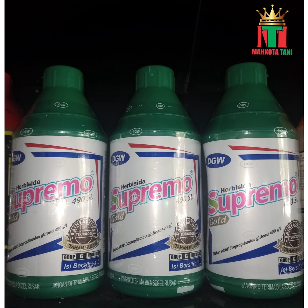 Jual Herbisida Glifosat Supremo Gold 490 SL, Herbisida sistemik untuk ...