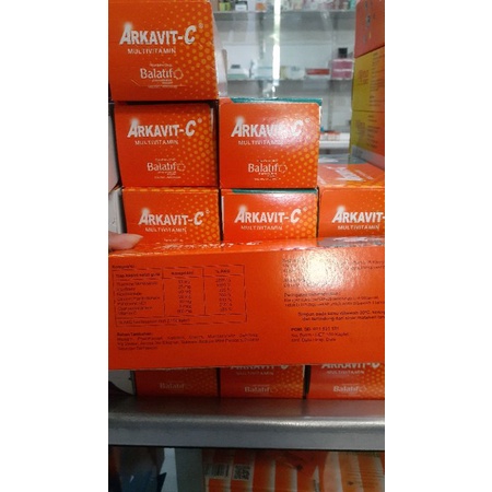 Jual ARKAVIT-C SUPLEMEN VITAMIN (isi 10strip) | Shopee Indonesia
