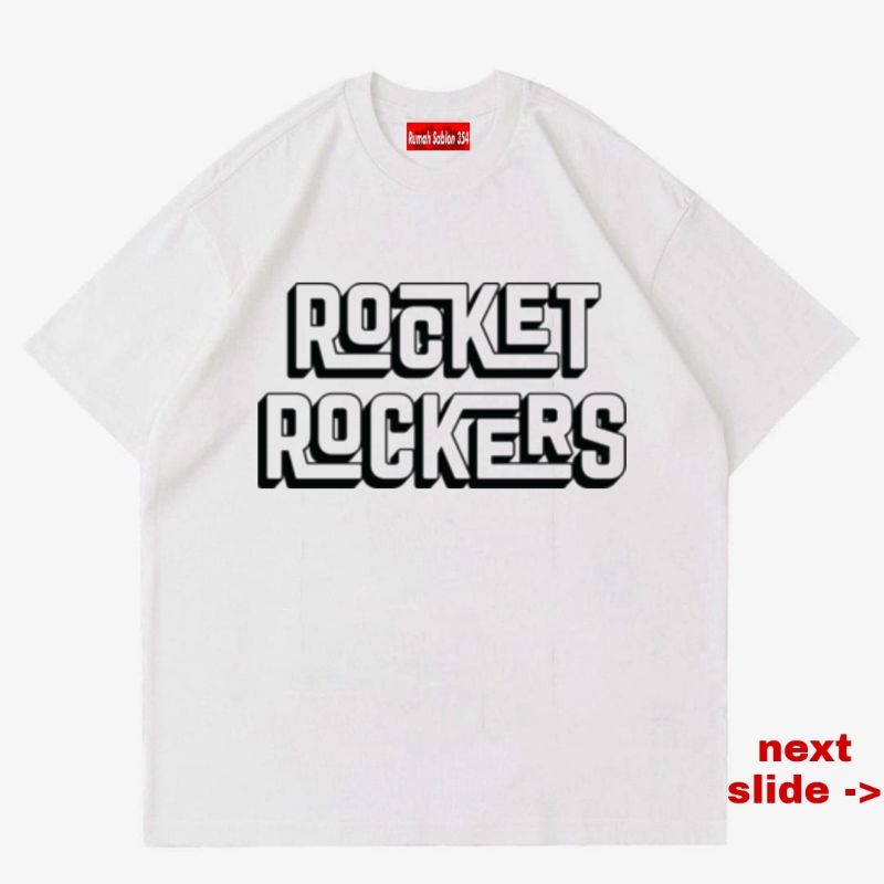 Jual KAOS ROCKET ROCKERS BAJU BAND METAL POP PUNK T-SHIRT PUTIH ...