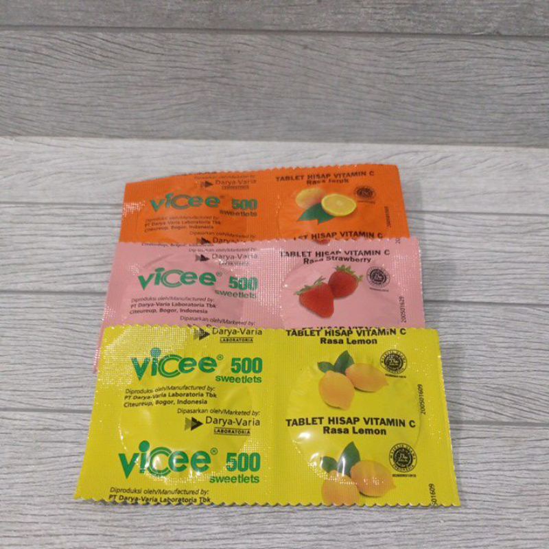Jual Vicee Tablet Hisap (strip) | Shopee Indonesia