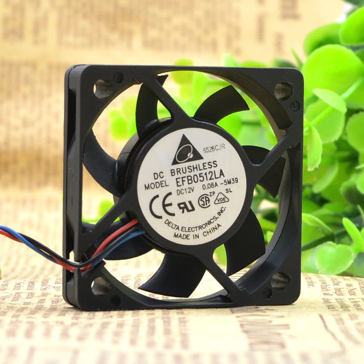 Jual IMPORT for delta EFB0512LA 5010 DC 12V 0.08A tach slim 5cm ultra-thin axial cooling fan ...