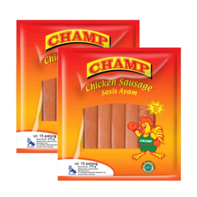Jual Sosis Champ Chick Ssg 375 gr Isi 15 | Shopee Indonesia