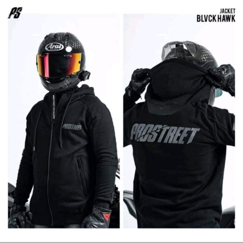 Jual Prostreet Jacket Black Hawk | Shopee Indonesia