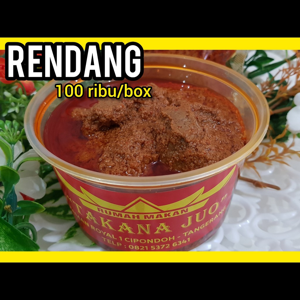 Jual Rendang Padang 1 box | Shopee Indonesia