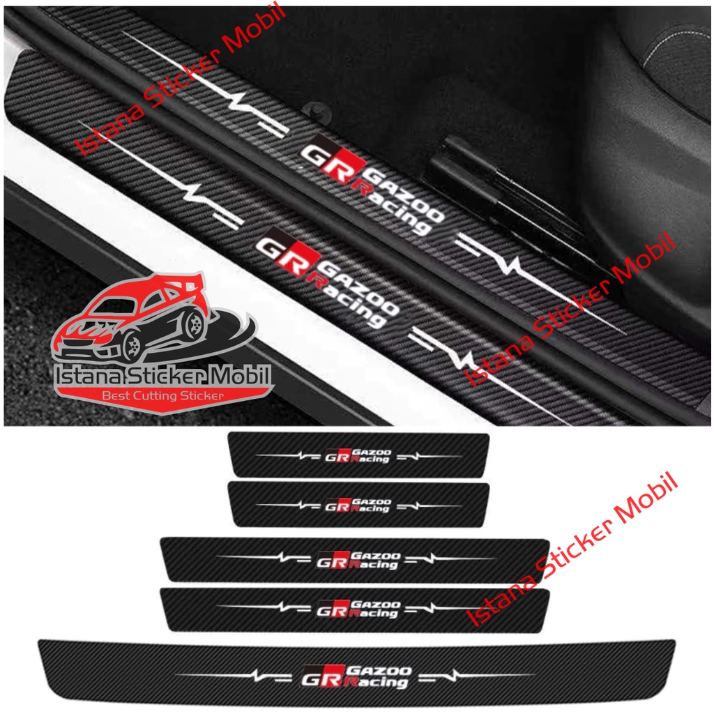 Jual sticker gr sport carbon 3d pelindung stiker gazoo racing toyota gr ...