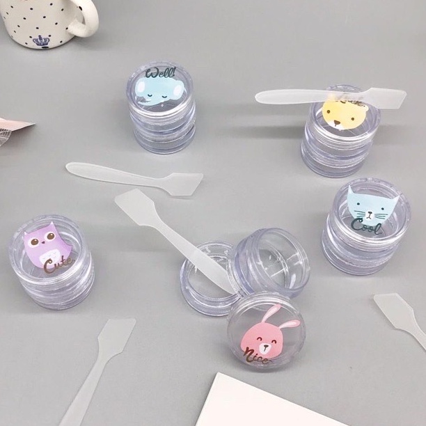 Jual Tempat Cream Susun 2 Karakter / Cream Travel Container | Shopee ...