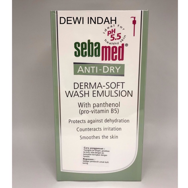 Jual Sebamed Anti Dry Derma Soft Wash Emulsion 1000ml | Shopee Indonesia