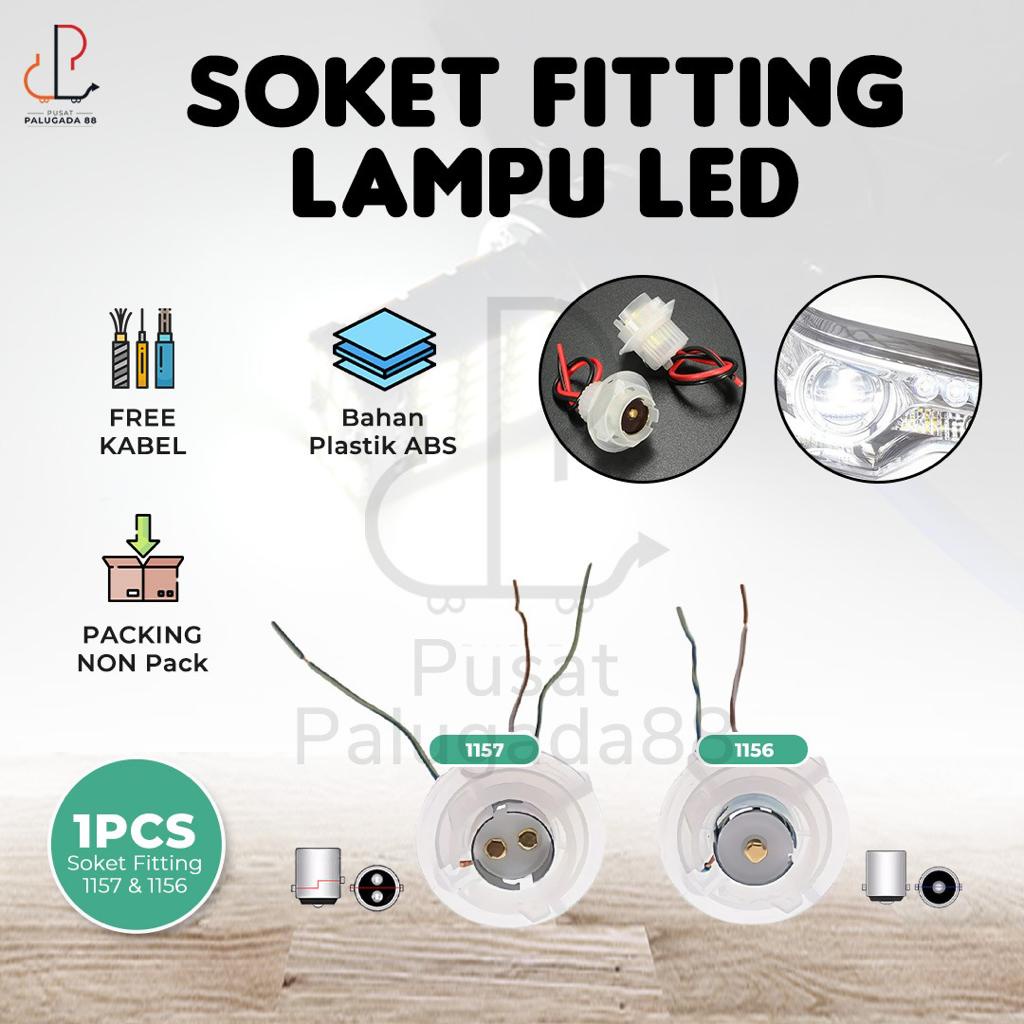 Jual Socket Soket Fitting Lampu LED Rem Senja Sein Kaki 1 1156 Cop ...