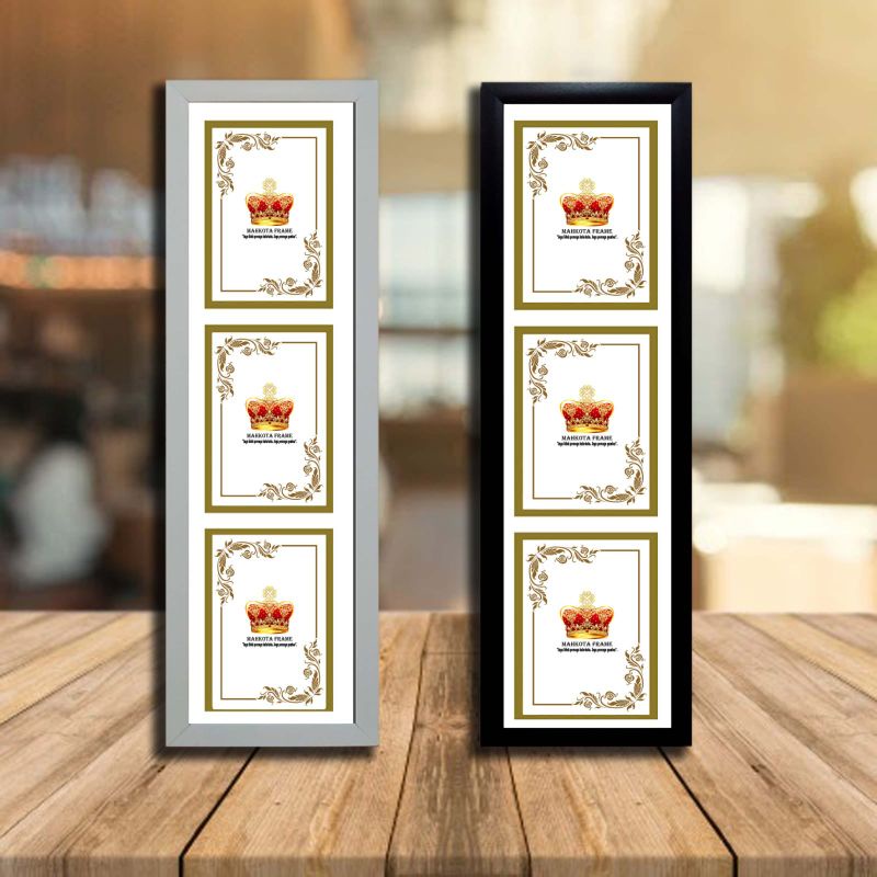 Jual Bingkai 5R 3 susun dan minimalis ( 12,7x17,8 cm) bahan Fiber ...