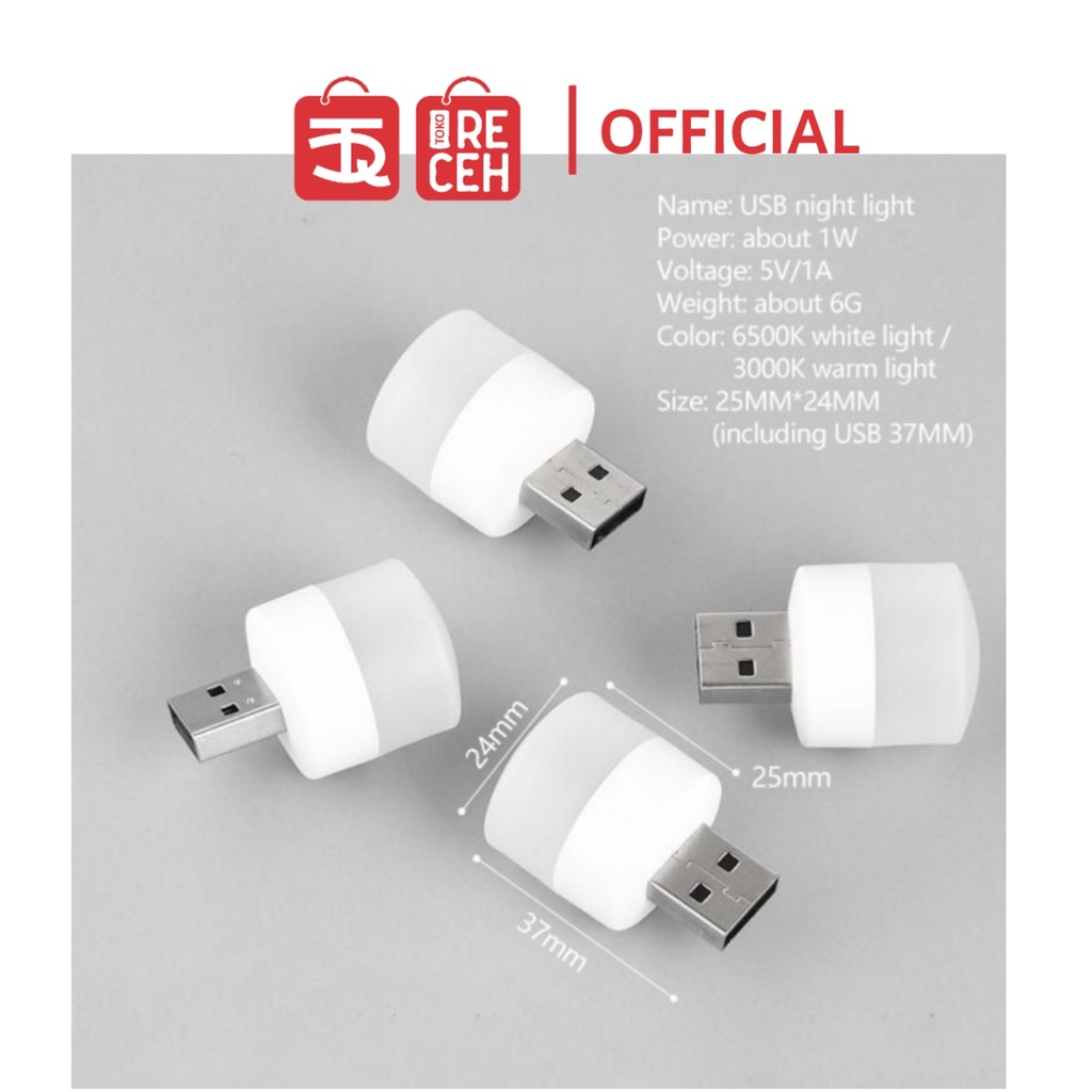 Jual TRO Lampu LED Mini PORTABLE Lampu Tidur Lampu Belajar LED USB Lampu LED PORTABLE Emergency ...