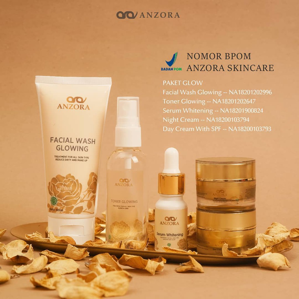 Jual Skincare anzora glow dan acne series | Shopee Indonesia
