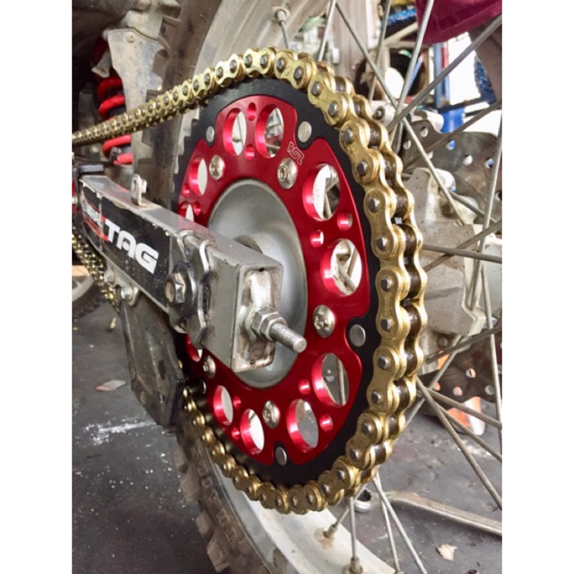 Jual GEAR SET 520 ROZ CRF 150L CRF 230 RANTAI GOLD TRABAS SUPERMOTO ...