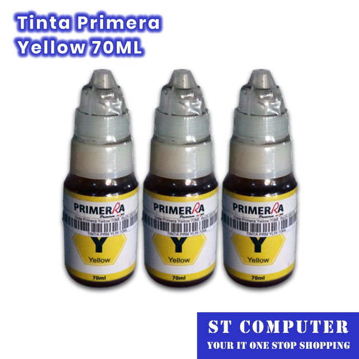 Jual Tinta Printer Primera Yellow/Kuning 70ml Untuk Refill Cartridge ...